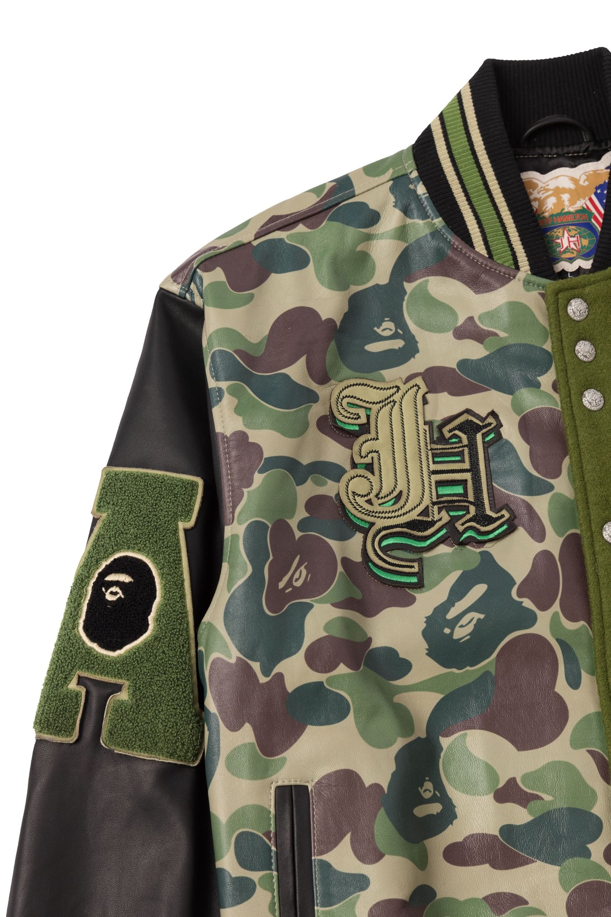 Jeff Hamilton x BAPE Wool & Leather Varsity Jacket – Jeff Hamilton Shop