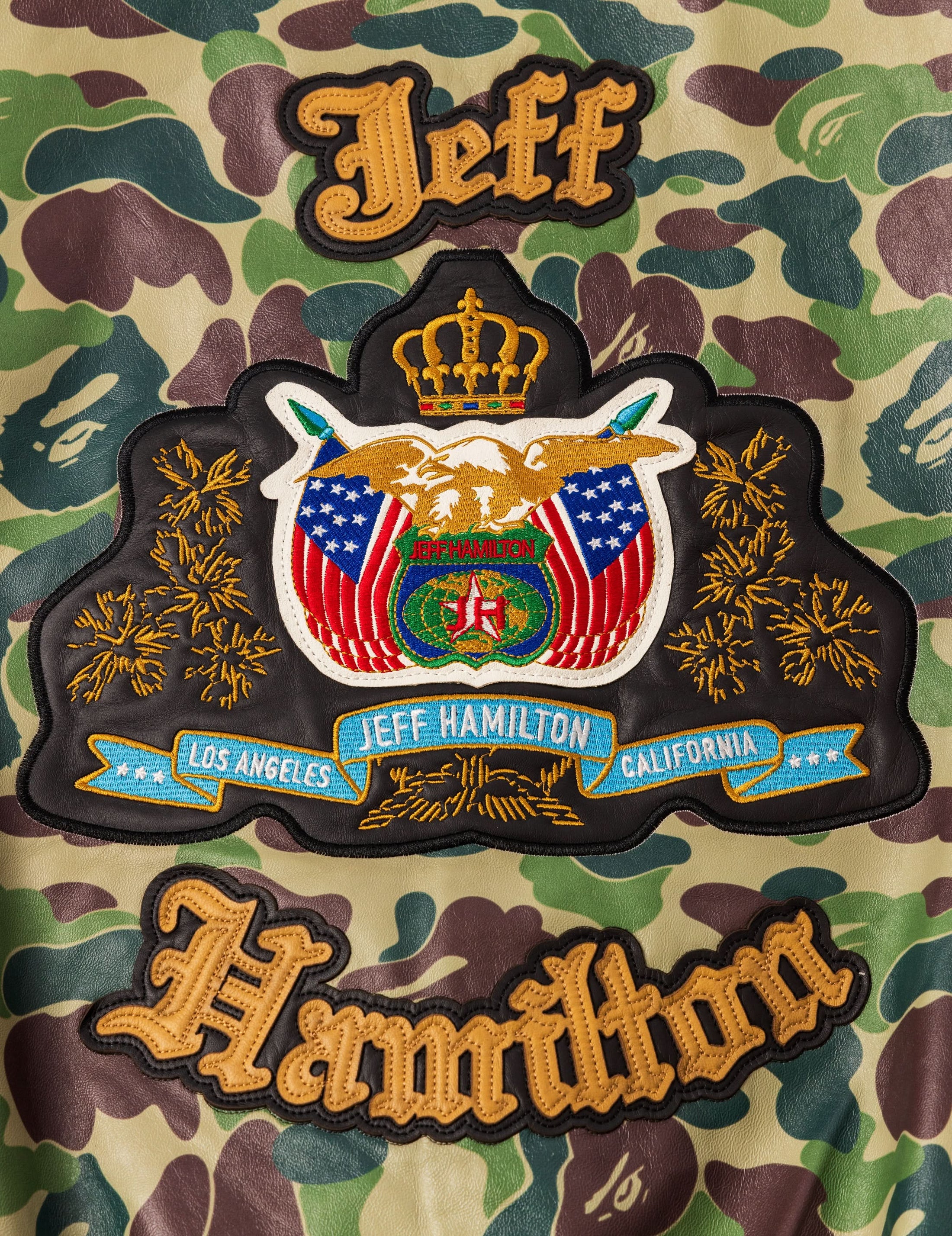 Jeff Hamilton x BAPE Wool & Leather Varsity Jacket – Jeff Hamilton Shop